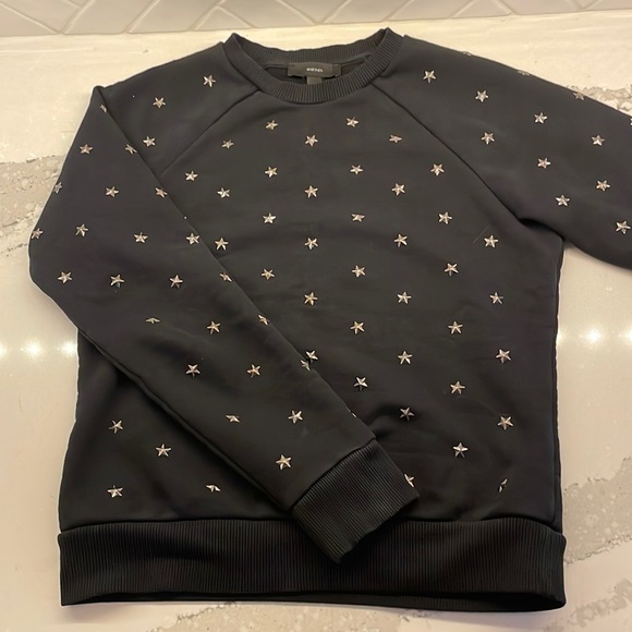 Diesel | Tops | Diesel Sweatshirt Metal Star Studded | Poshmark
